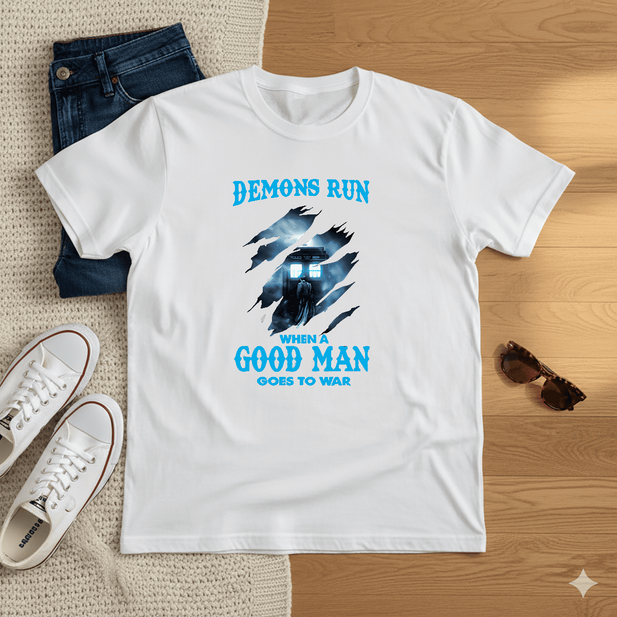 Doctor Who Demons Run Sci Fi Quote Graphic Unisex T-Shirt V60929 up to ...