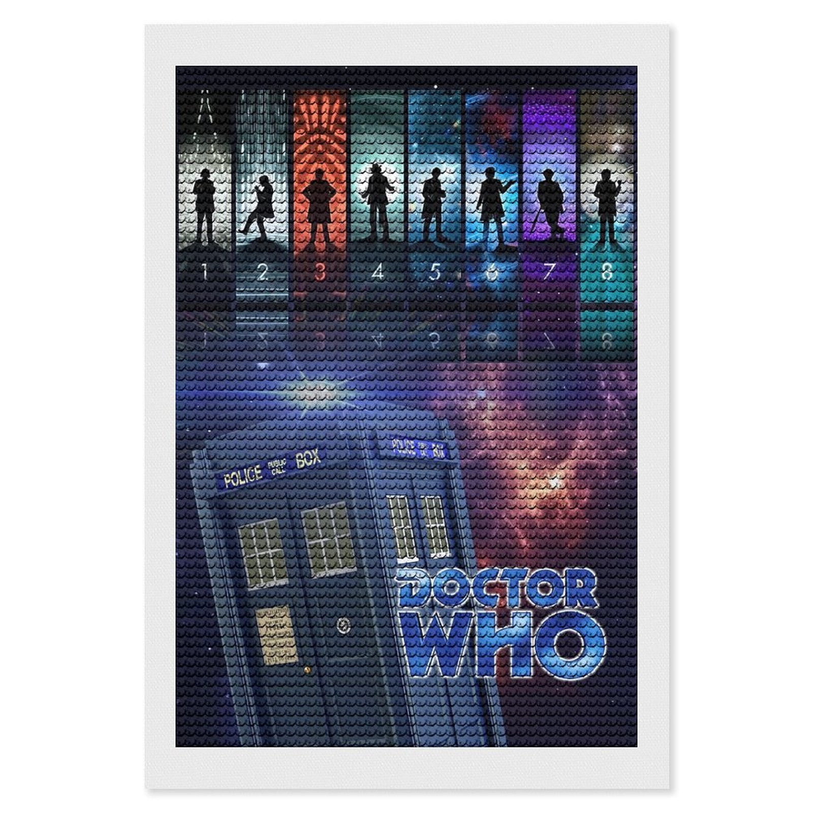 Doctor Who Diamond Art Kits for Adults Beginners Round 5D Paint with ...