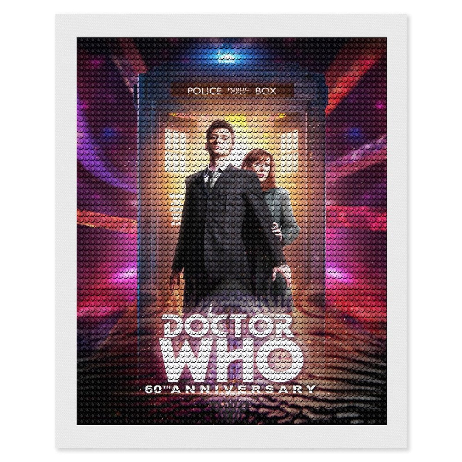 Doctor Who Diamond Art Kits for Adults, Diamond Art Gem Art Painting ...