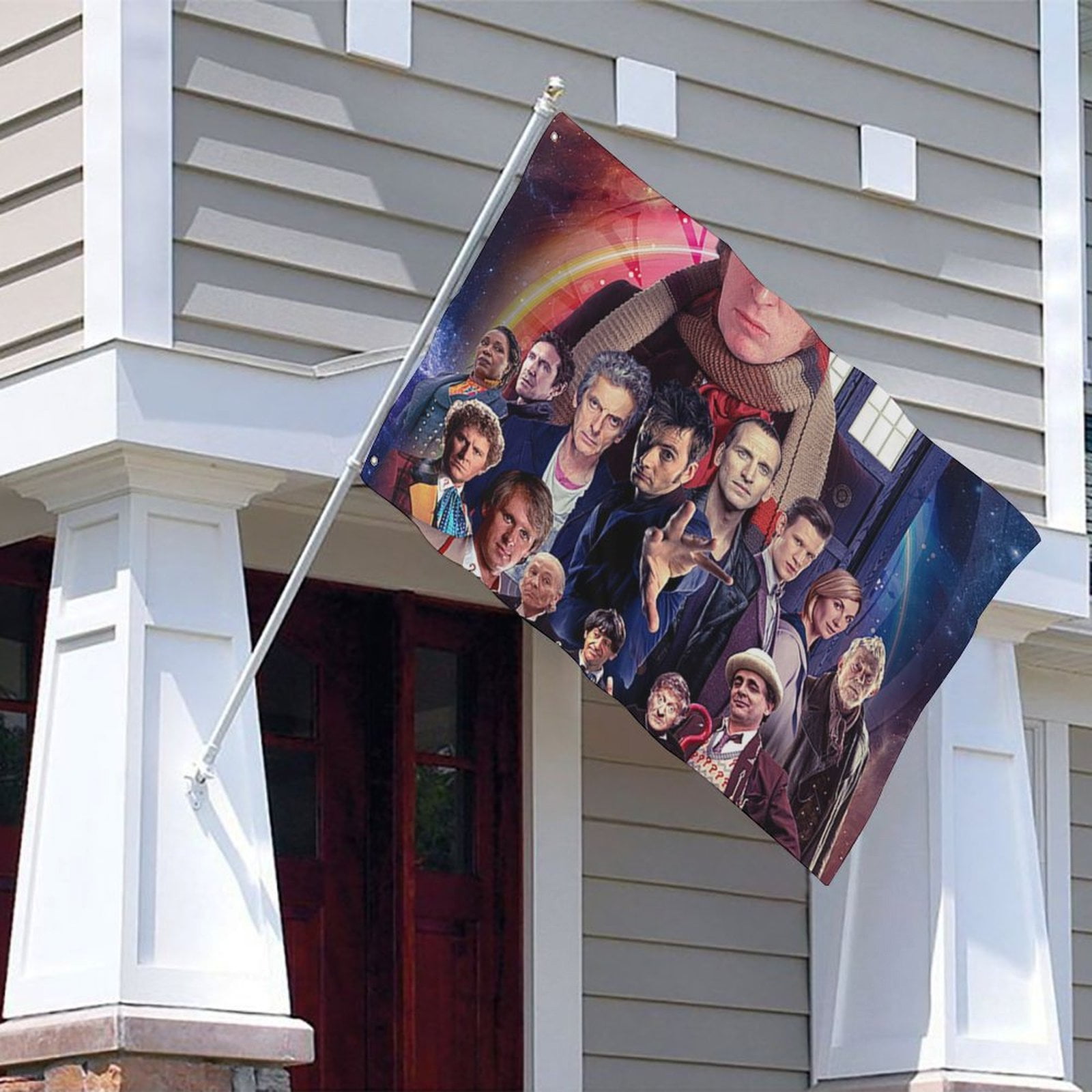 Doctor Who Doctor Who Garden Banner - Double-Sided House Outdoor Flag ...