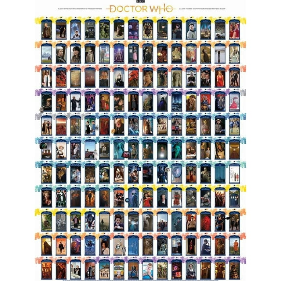 Doctor Who: Episode Guide Jigsaw Puzzle & Poster - 1000 Pieces ...