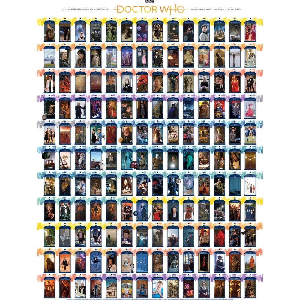 Doctor Who: Episode Guide Jigsaw Puzzle & Poster - 1000 Pieces ...