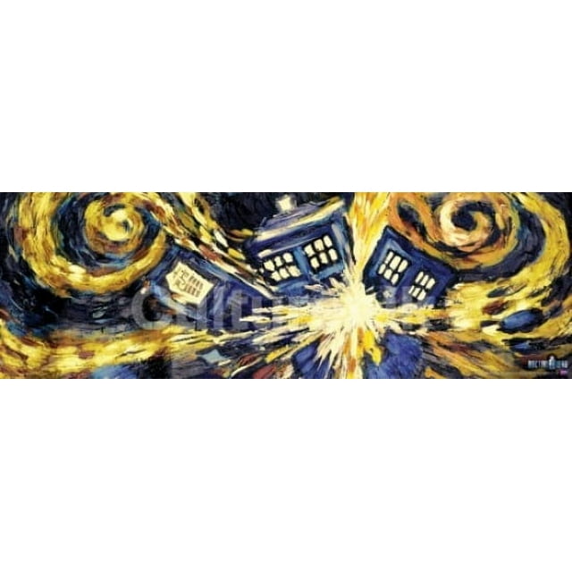 Doctor Who - Exploding Tardis - Slim Poster (36 X 12) - Walmart.com