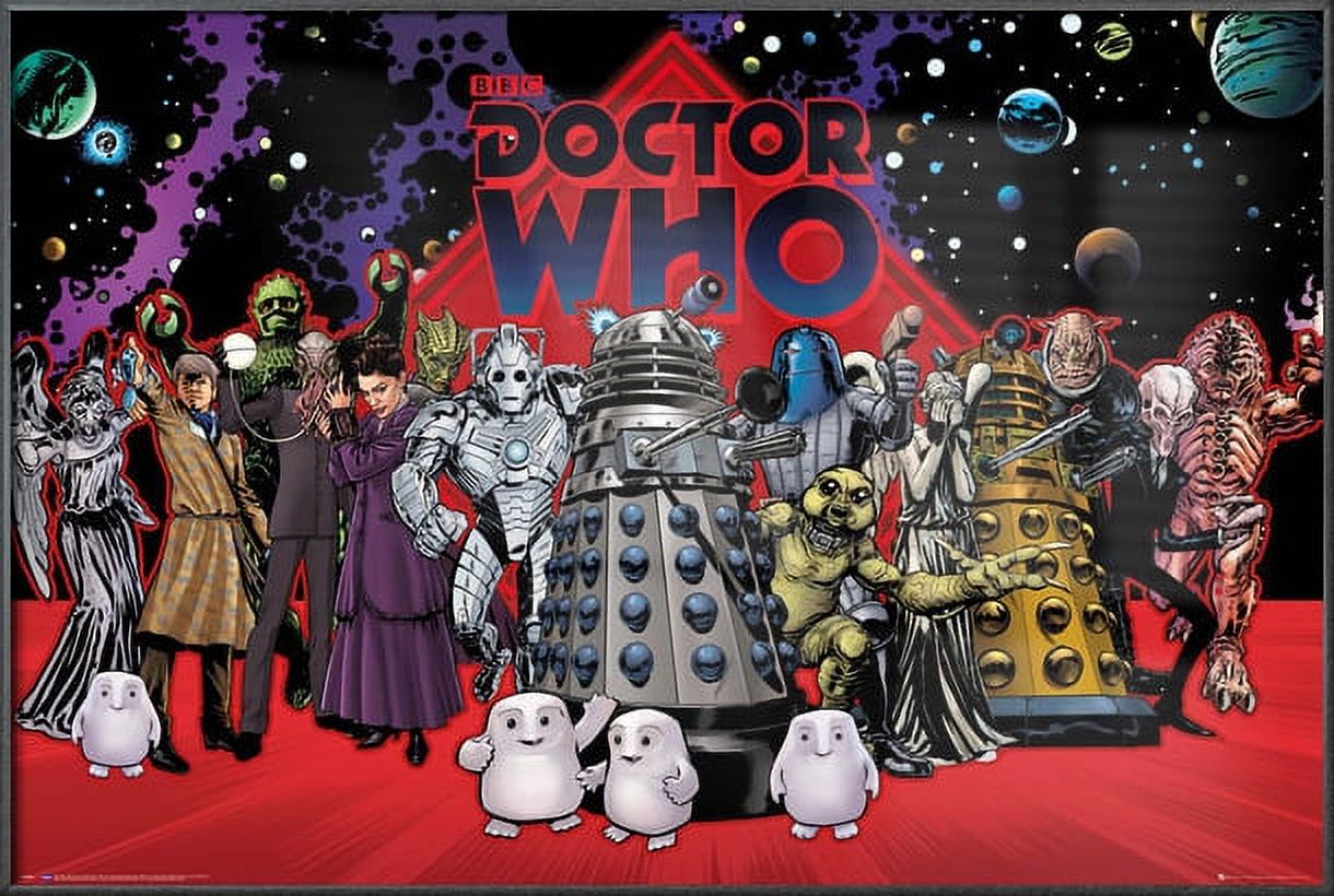 Doctor Who - Framed TV Show Poster (Dr. Who - The Enemies - Comic ...