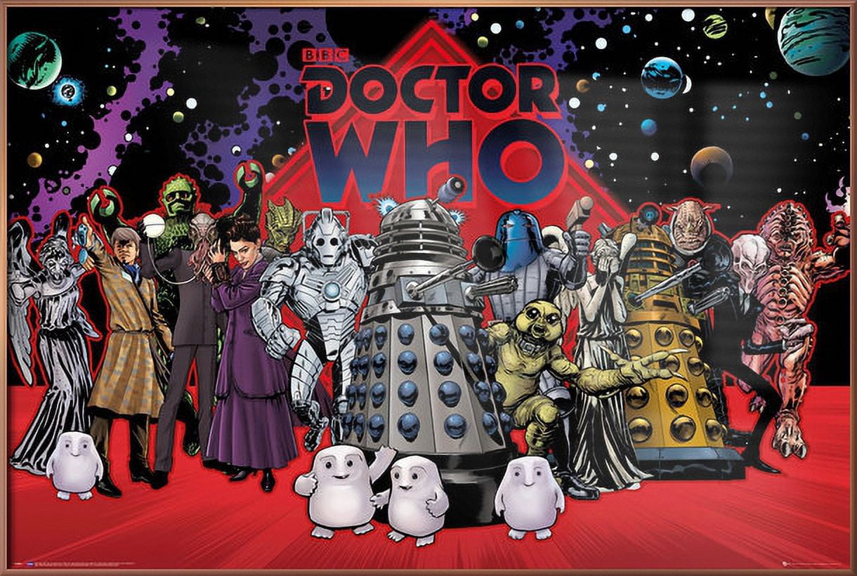Doctor Who - Framed TV Show Poster (Dr. Who - The Enemies - Comic ...