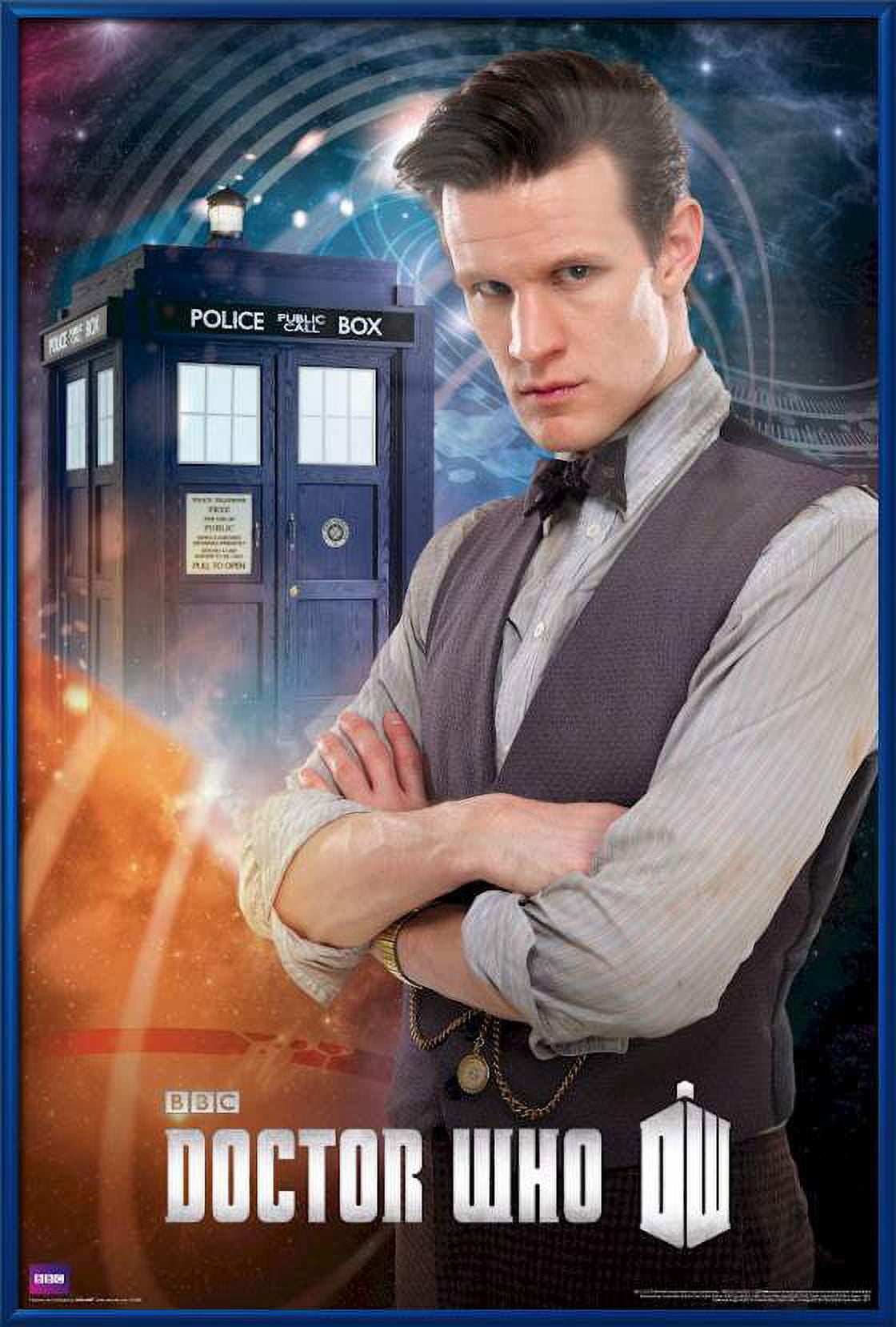 Doctor Who - Framed TV Show Poster (The Dr. & The Tardis) (Matt Smith ...