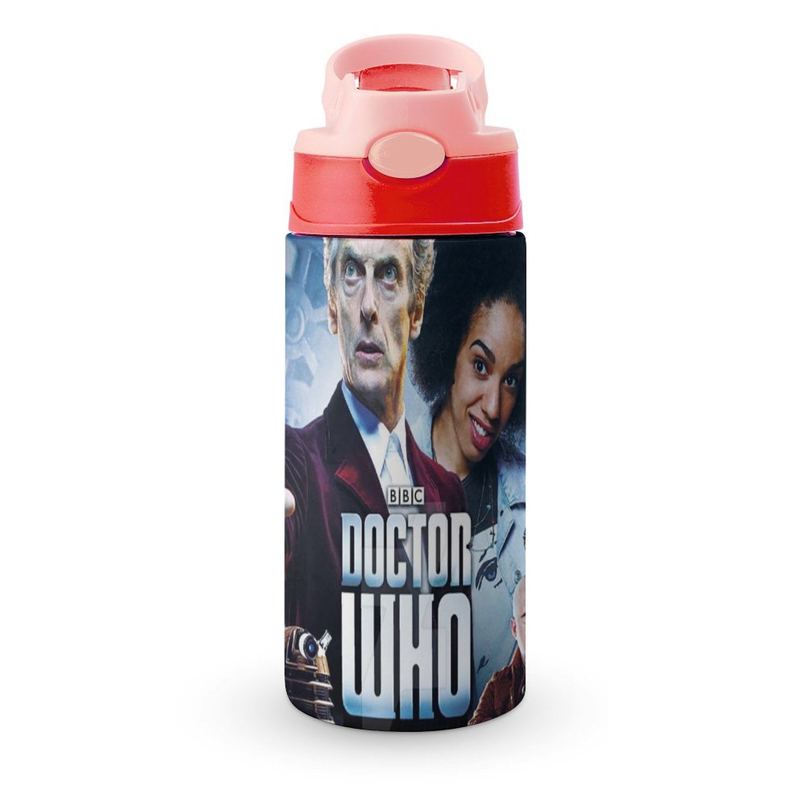Doctor Who Kids Straw Water Bottle, Stainless Steel Vacuum Insulated ...