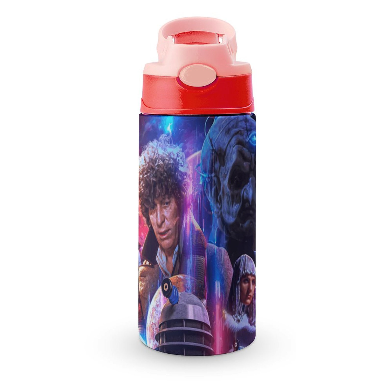 Doctor Who Kids Straw Water Bottle, Stainless Steel Vacuum Insulated ...