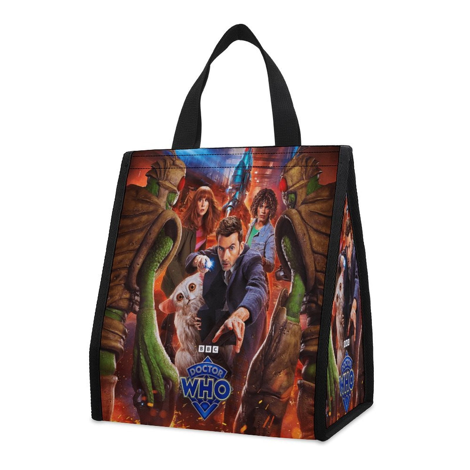 Doctor Who Lunch Bag Insulated, Lunch Box Bag Reusable Lunch Tote Bag ...