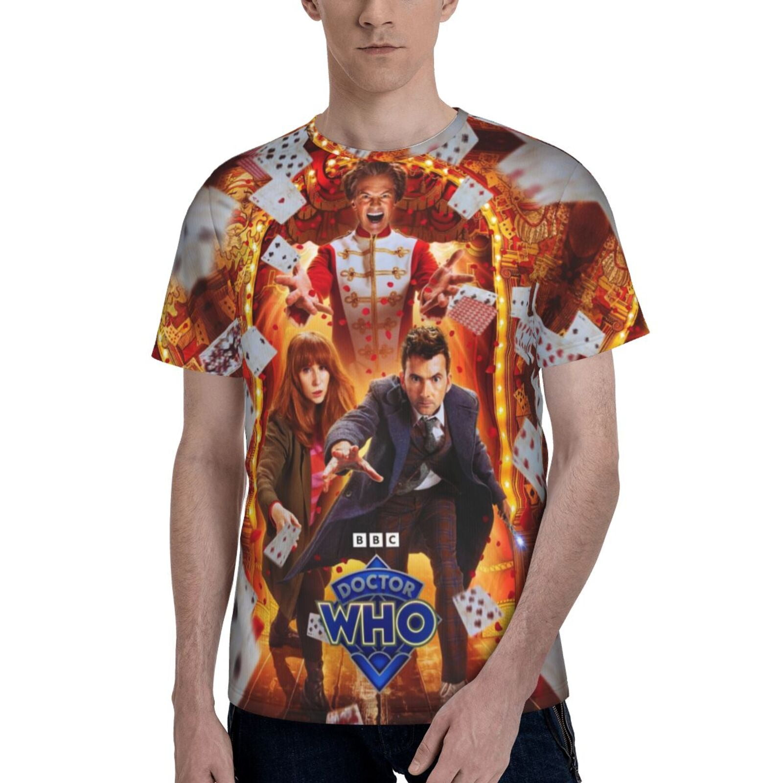 Doctor Who Mens 3d Graphic Print Shirts Casual Short Sleeve Tee Shirts ...