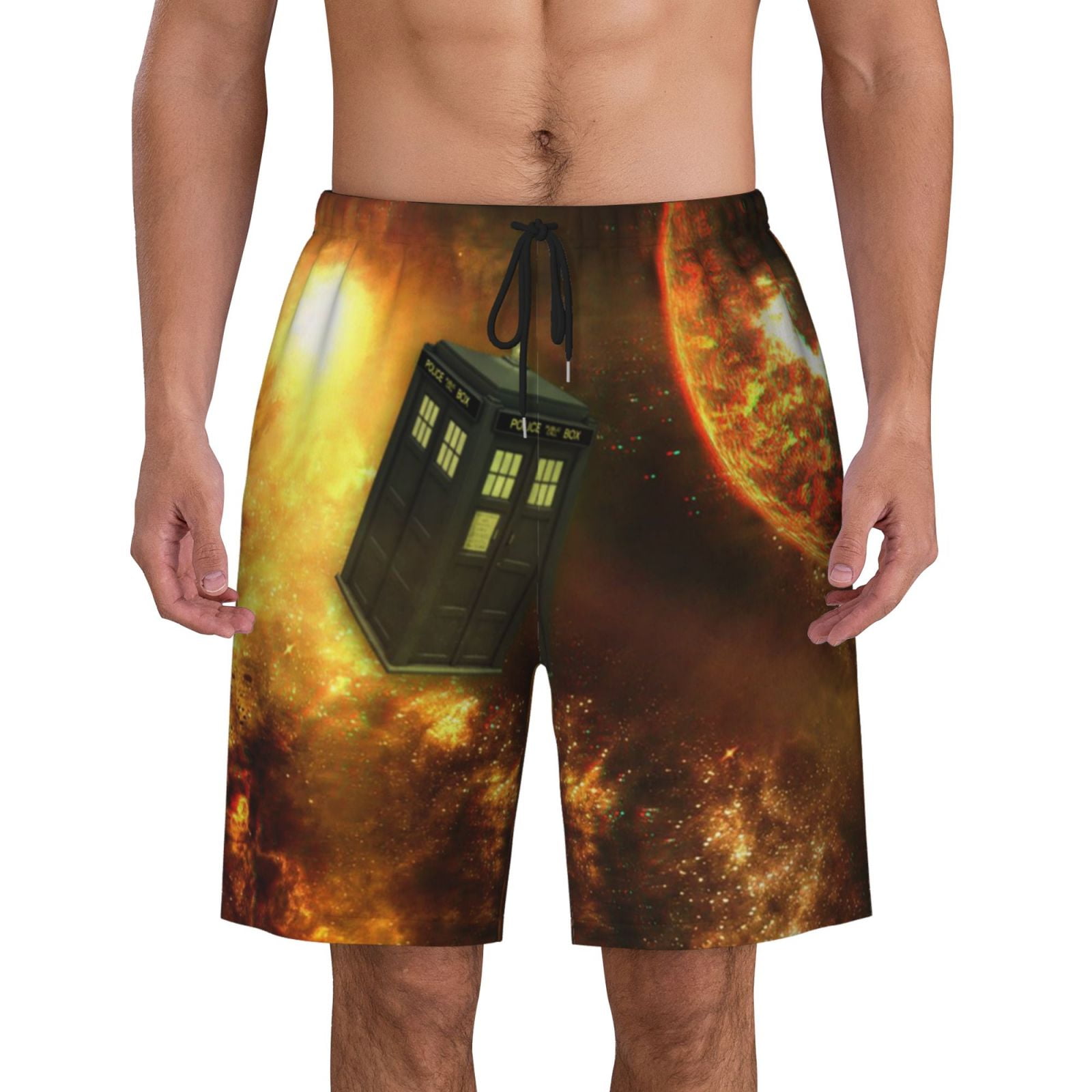 Doctor Who Mens Swim Trunks Quick Dry Board Shorts Beach Shorts ...