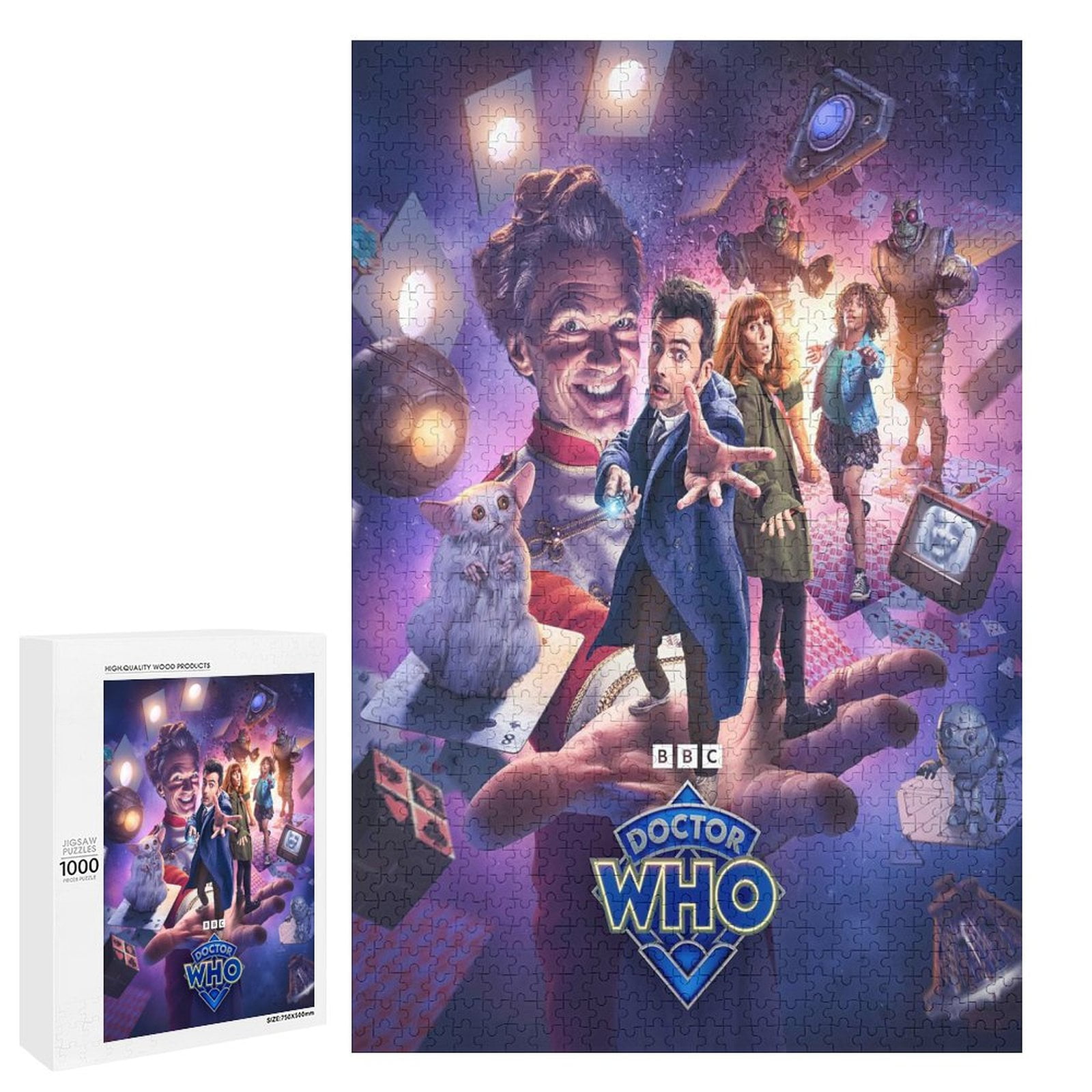 Doctor Who Puzzle For Adults & Kids - 1000 PCS Jigsaw Puzzle For Boys ...
