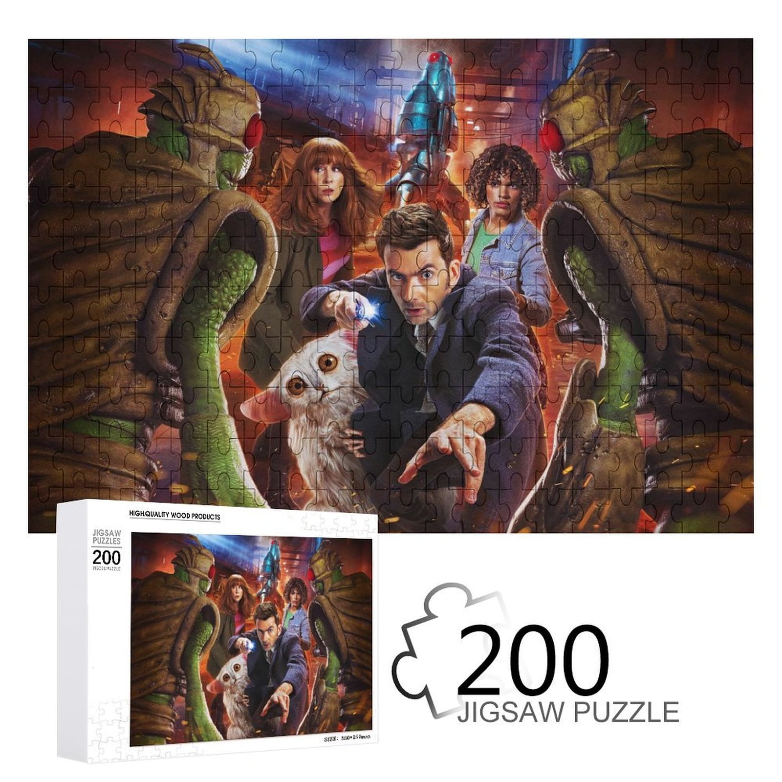 Doctor Who Puzzle For Adults & Kids - 200 PCS Jigsaw Puzzle For Boys ...