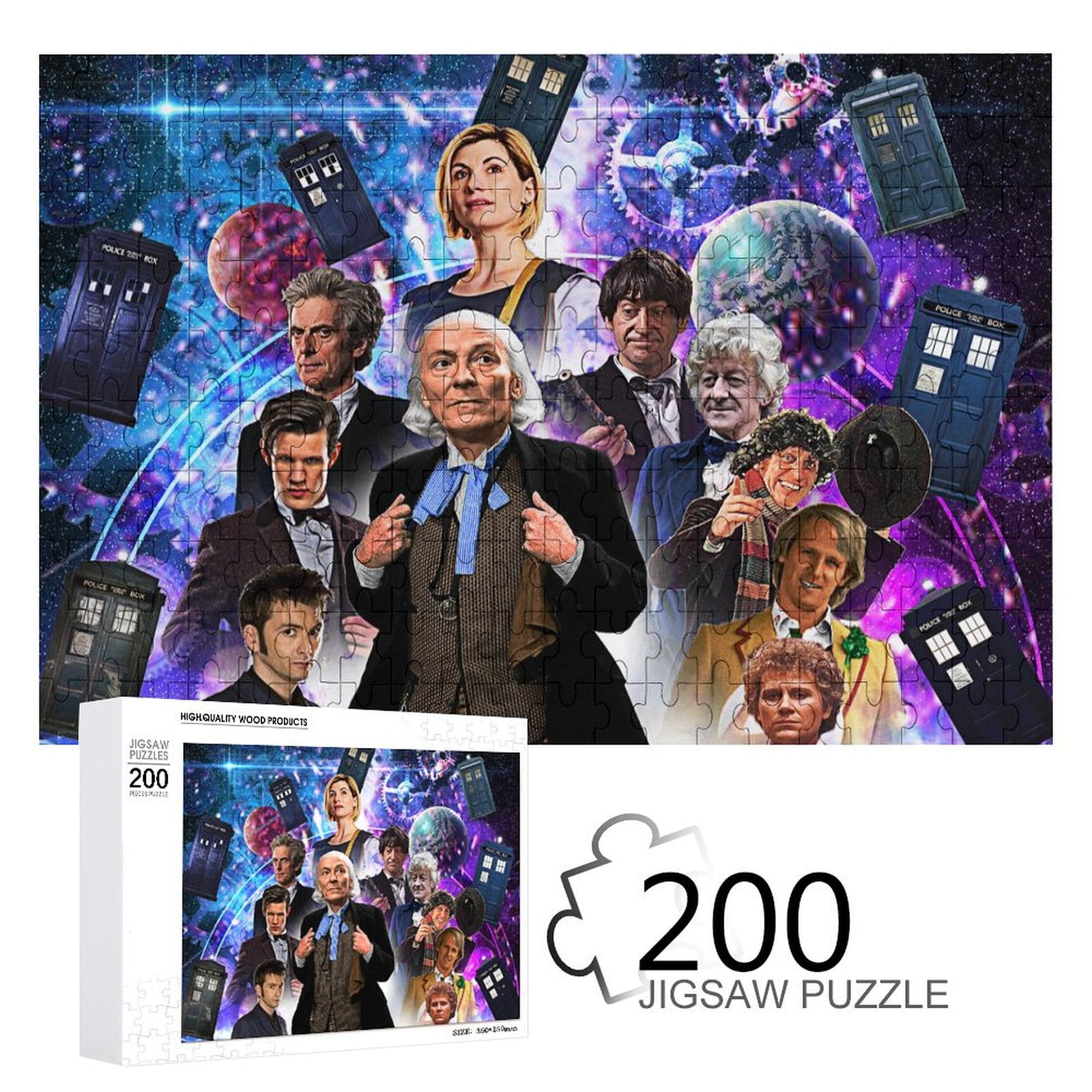 Doctor Who Puzzle For Adults & Kids - 200 PCS Jigsaw Puzzle - Walmart.com
