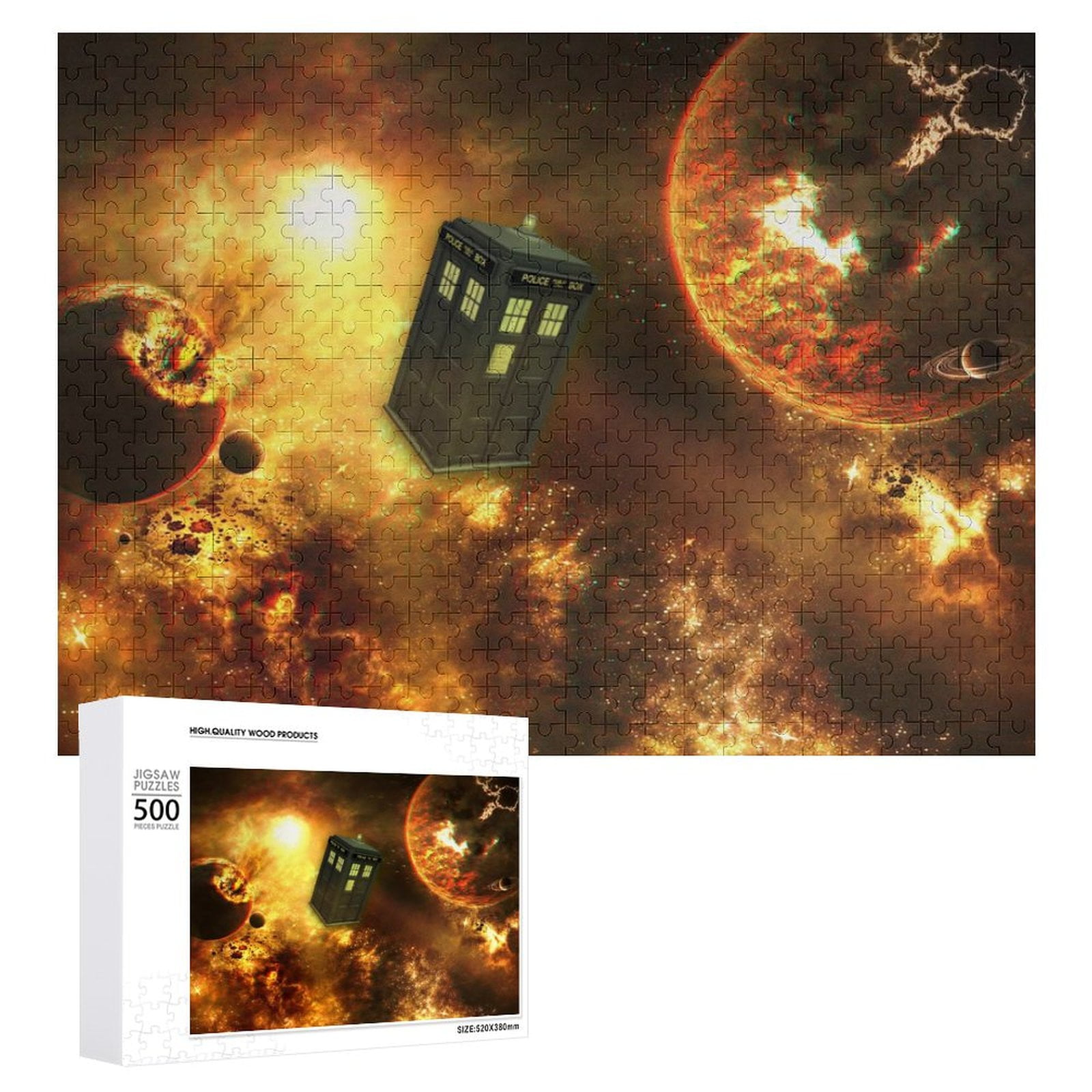 Doctor Who Puzzle For Adults & Kids - 500 PCS Jigsaw Puzzle For Boys ...