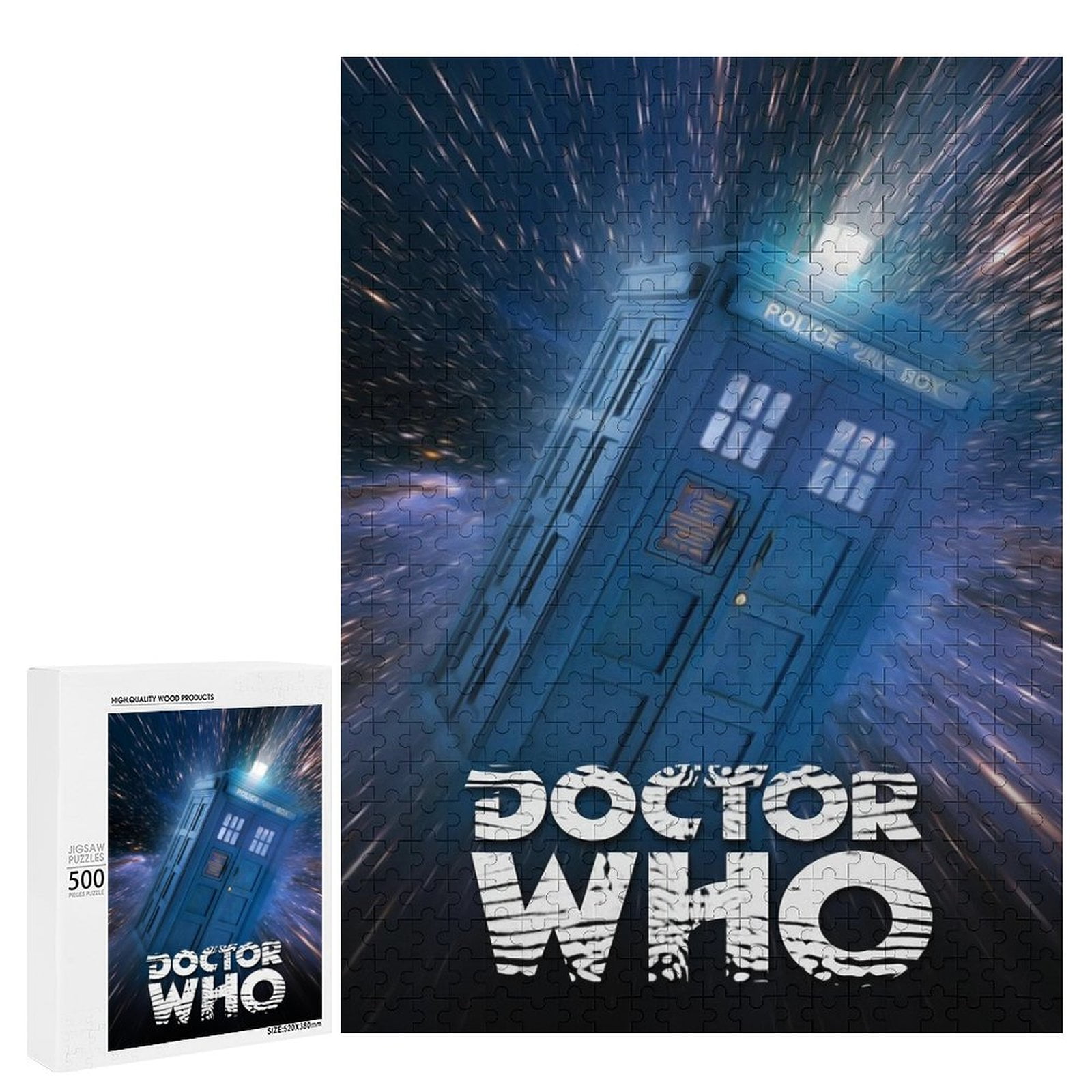 Doctor Who Puzzle For Adults & Kids - 500 PCS Jigsaw Puzzle For Boys ...