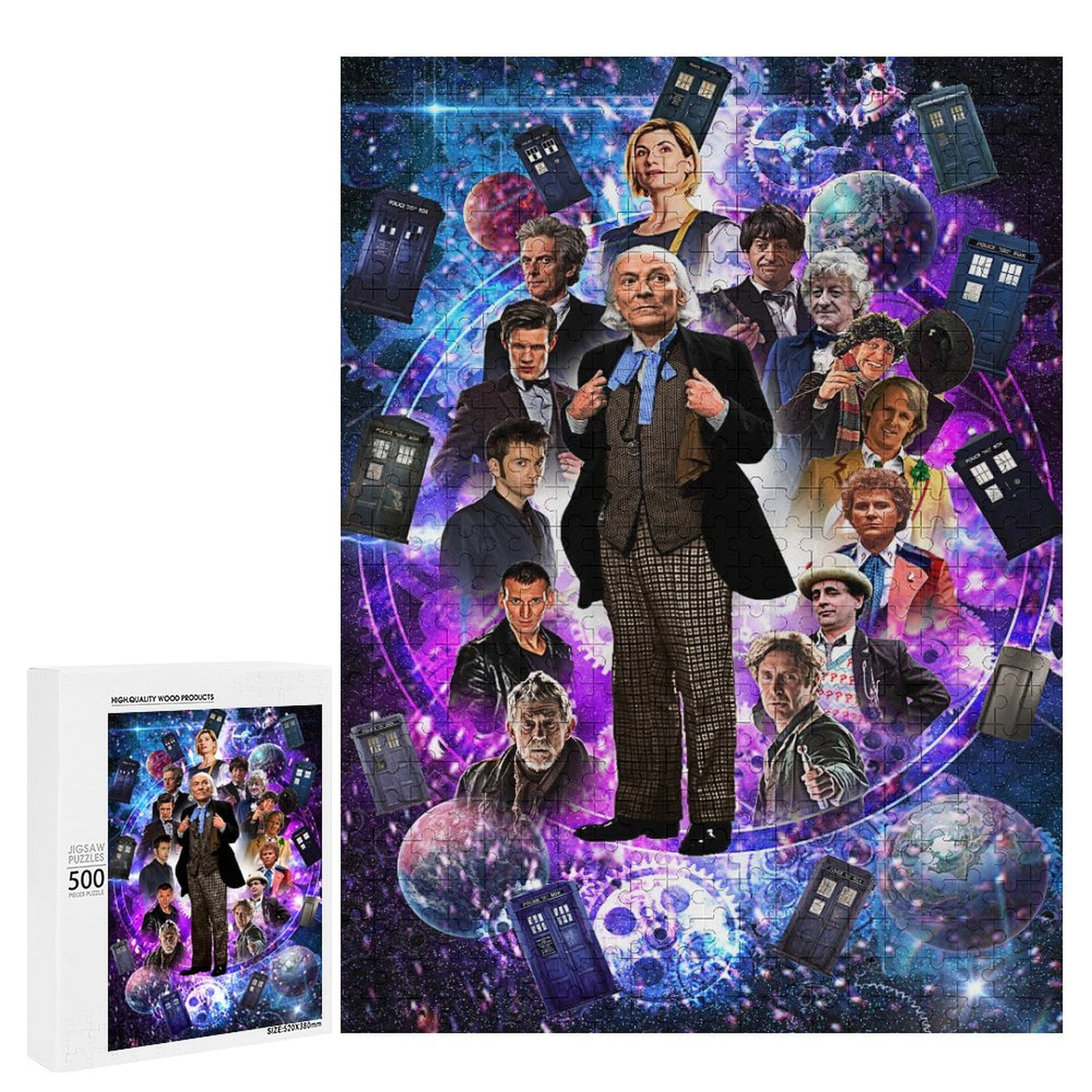 Doctor Who Puzzle For Adults & Kids - 500 PCS Jigsaw Puzzle For Boys ...
