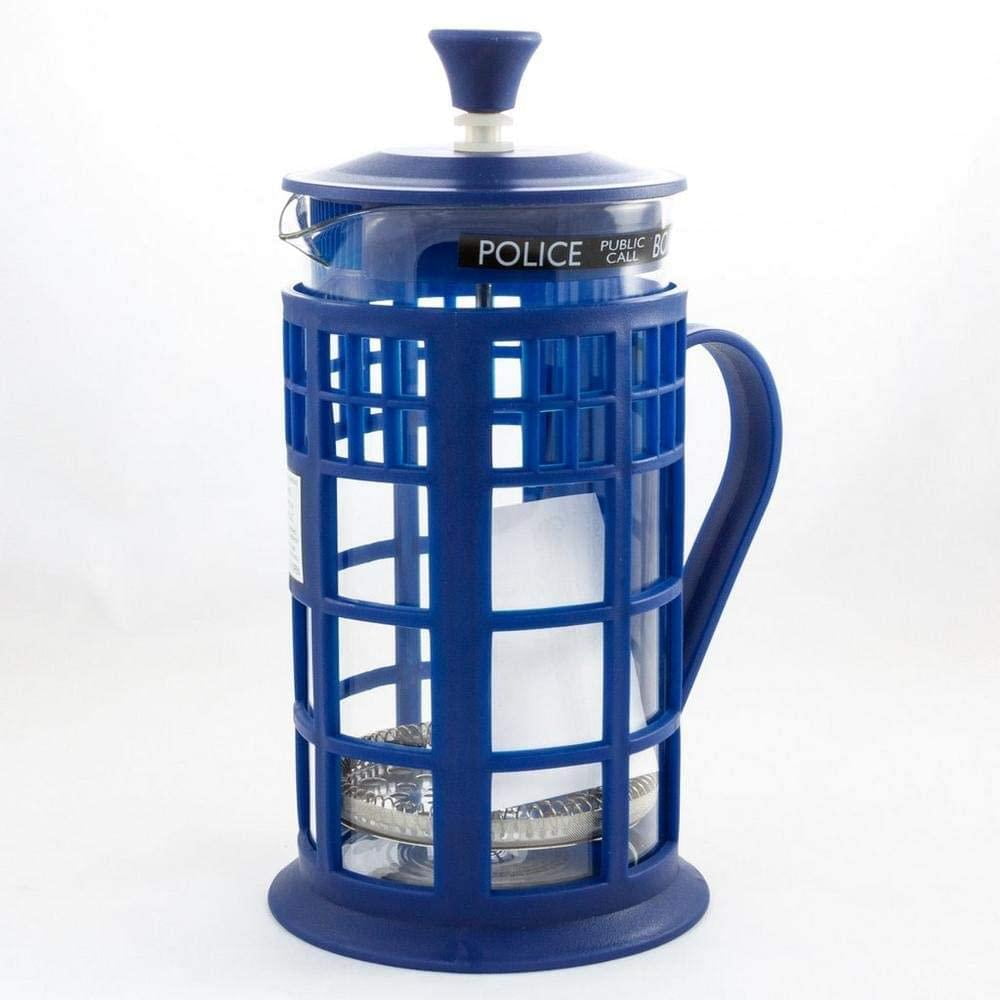 Free Shipping! Doctor Who TARDIS 34oz French Press Coffee Maker, Heat ...