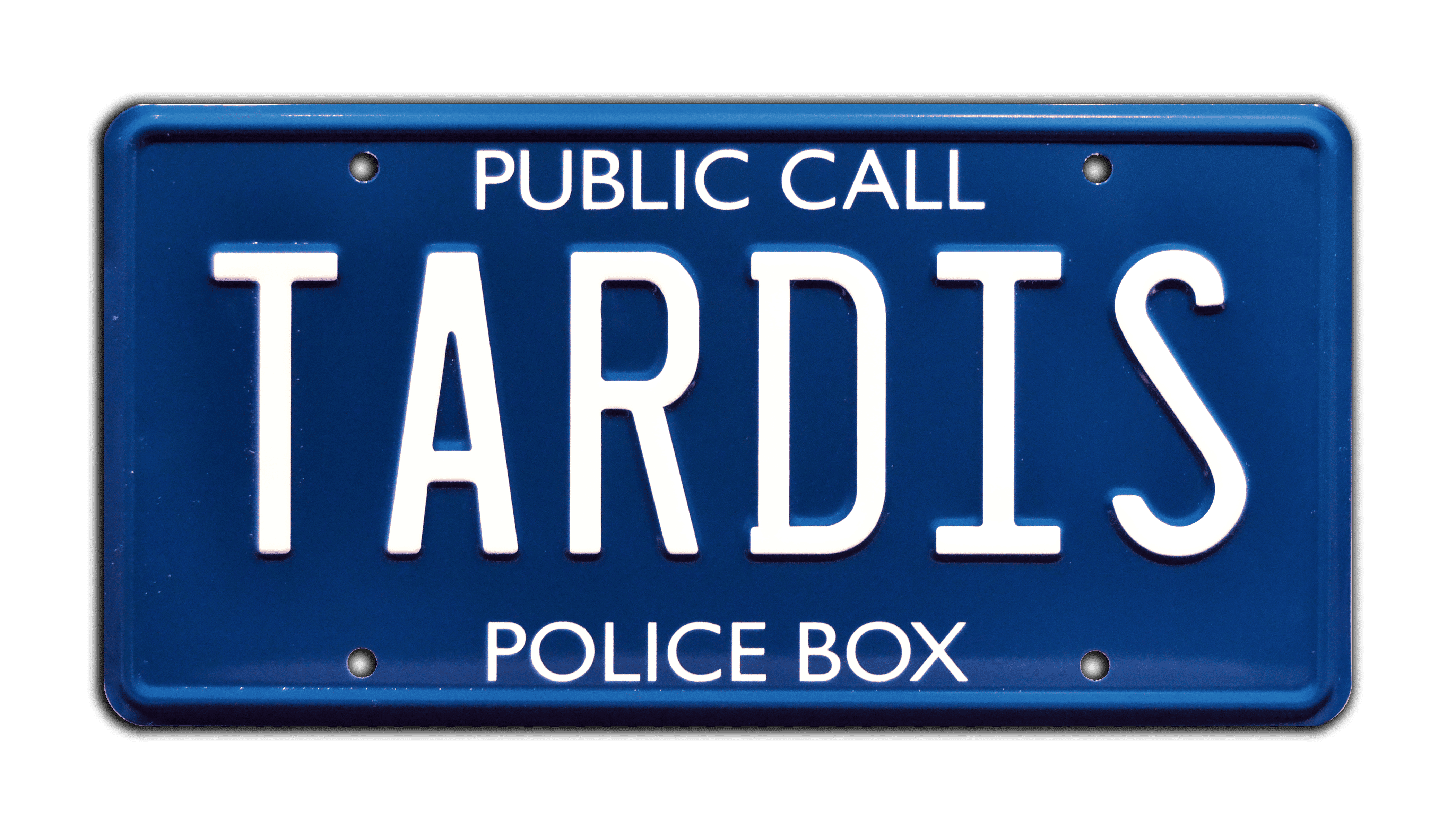 Doctor Who | TARDIS | Metal Stamped Vanity License Plate - Walmart.com