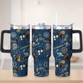 Doctor Who TARDIS Pattern Stainless Steel Insulation Mug with Lid and ...