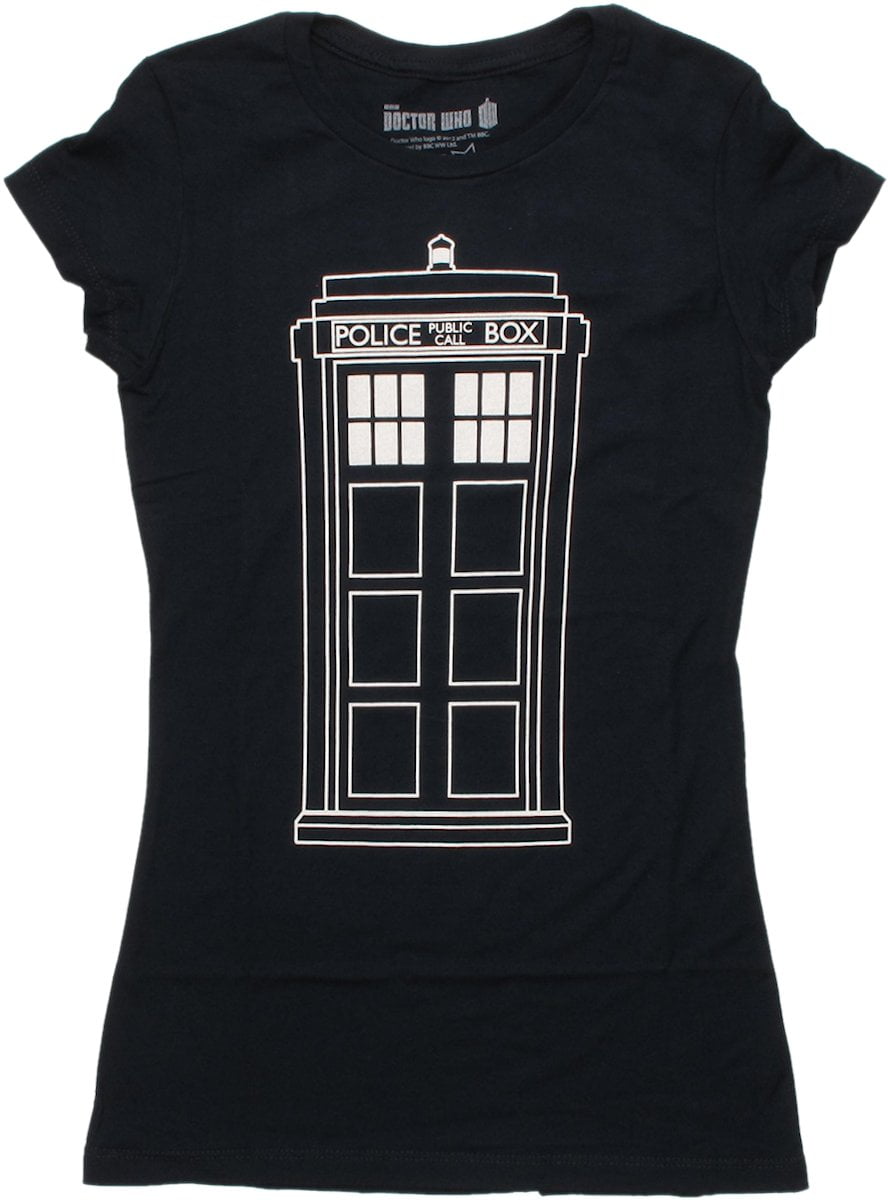 Doctor Who TARDIS Side View Baby Tee - Walmart.com