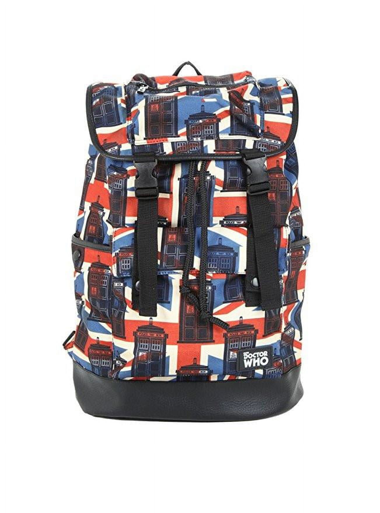 Doctor Who TARDIS Union Jack Slouch Backpack - Walmart.com