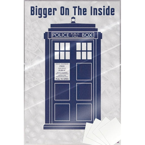 Doctor Who - TV Show Poster (Bigger on The Inside - The Tardis) (Size ...