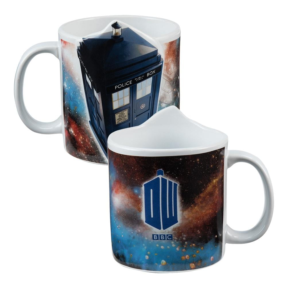 Doctor Who Tardis 20 oz. Bas Relief Ceramic Mug - Walmart.com