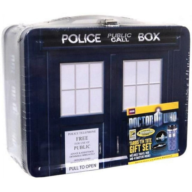 Doctor Who Tardis Gift Set Lunch Box - Walmart.com