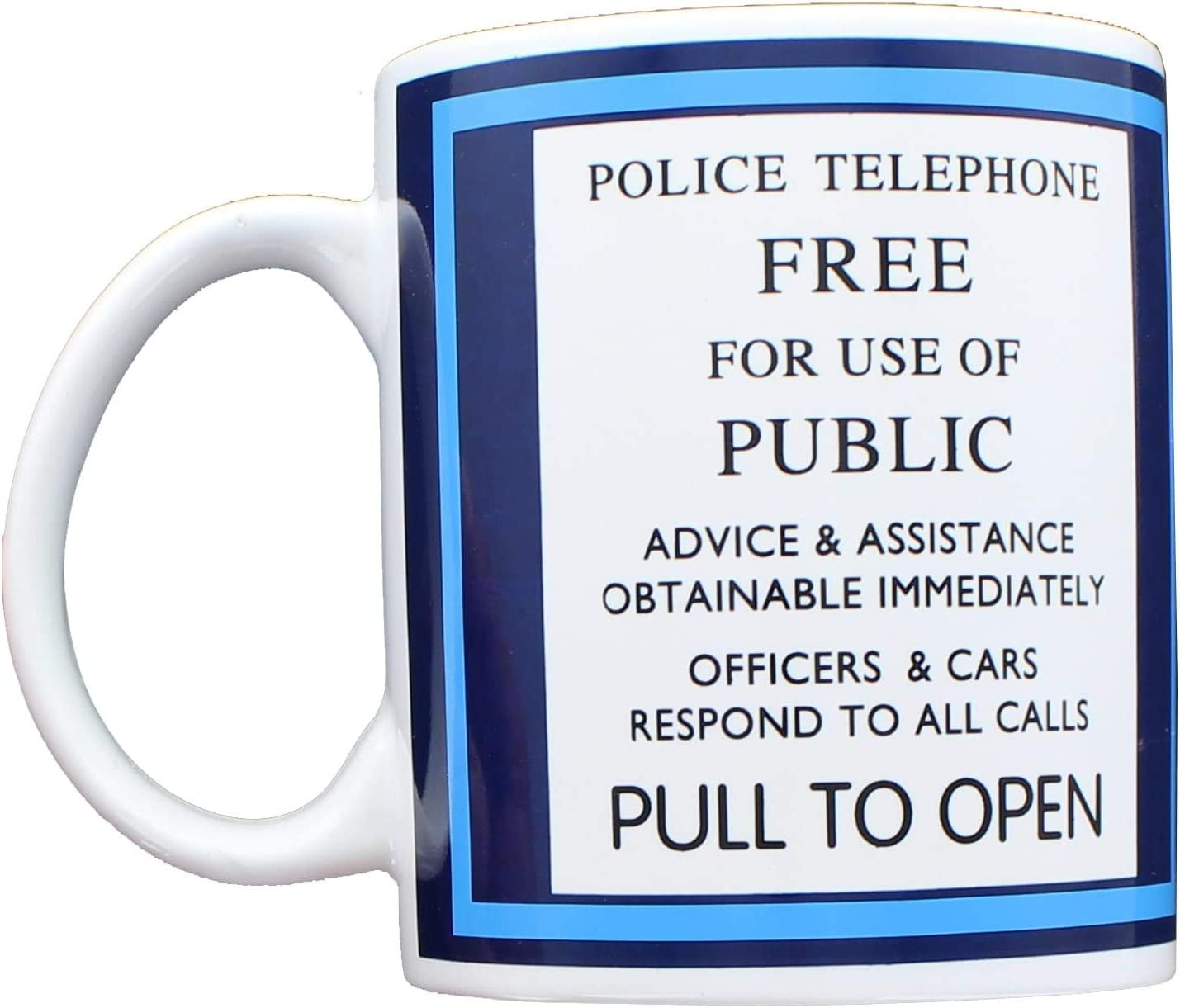 Doctor Who Tardis Police Telephone Ceramic Coffee Mug - Walmart.com