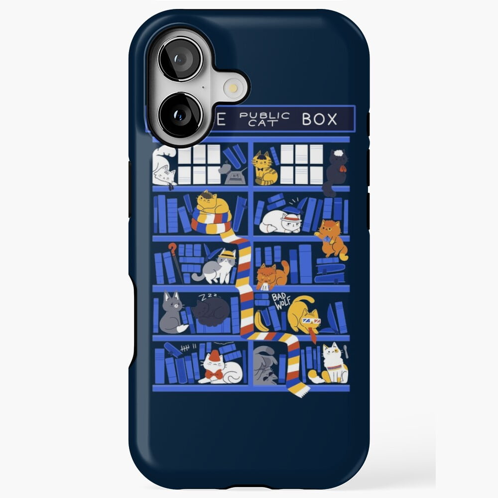 Doctor Who Tardis as a Library Box Police Call Box Sci Fi TV Show Fan ...