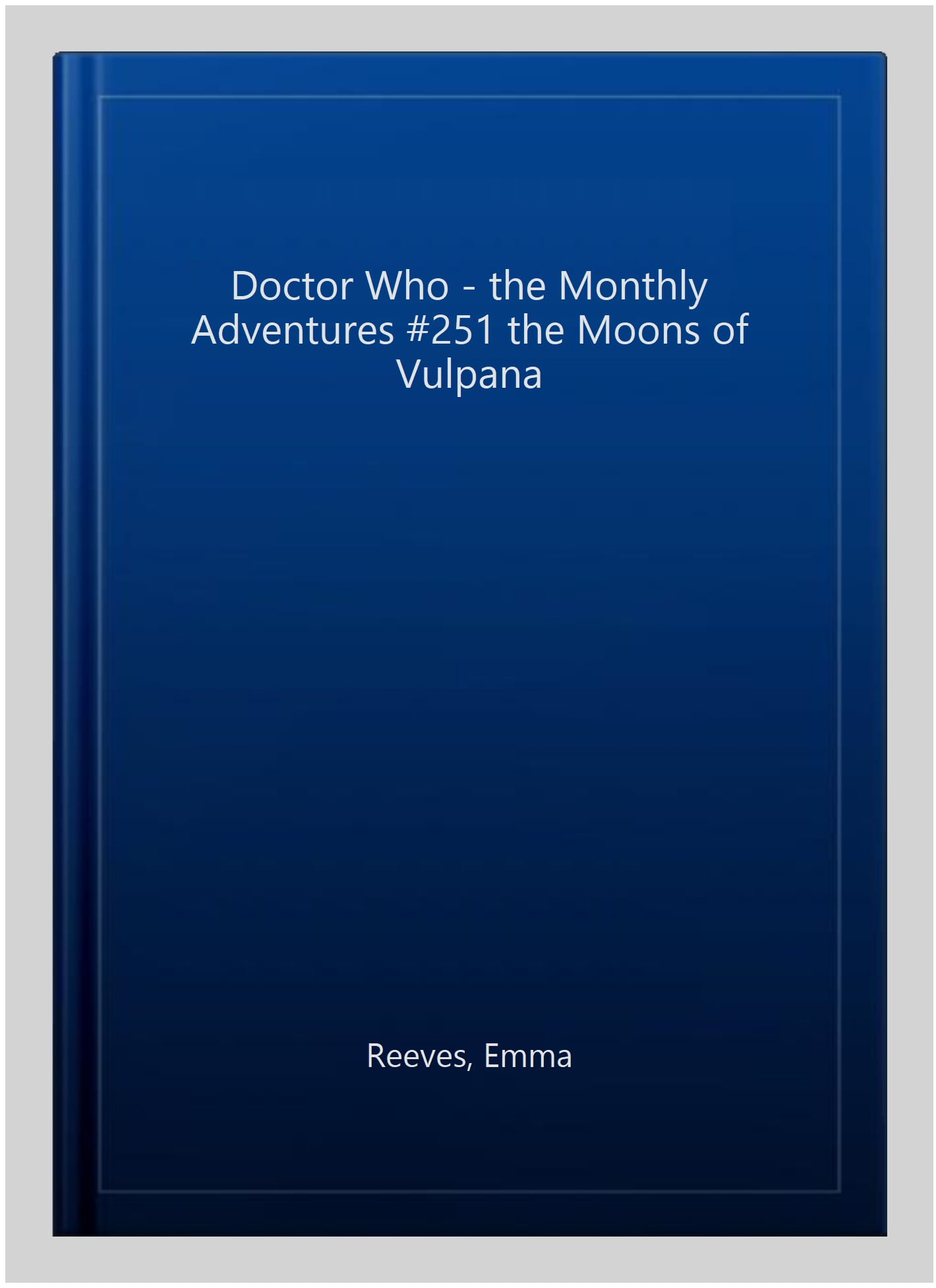 Doctor Who - The Monthly Adventures #251 The Moons Of Vulpan - Walmart.com