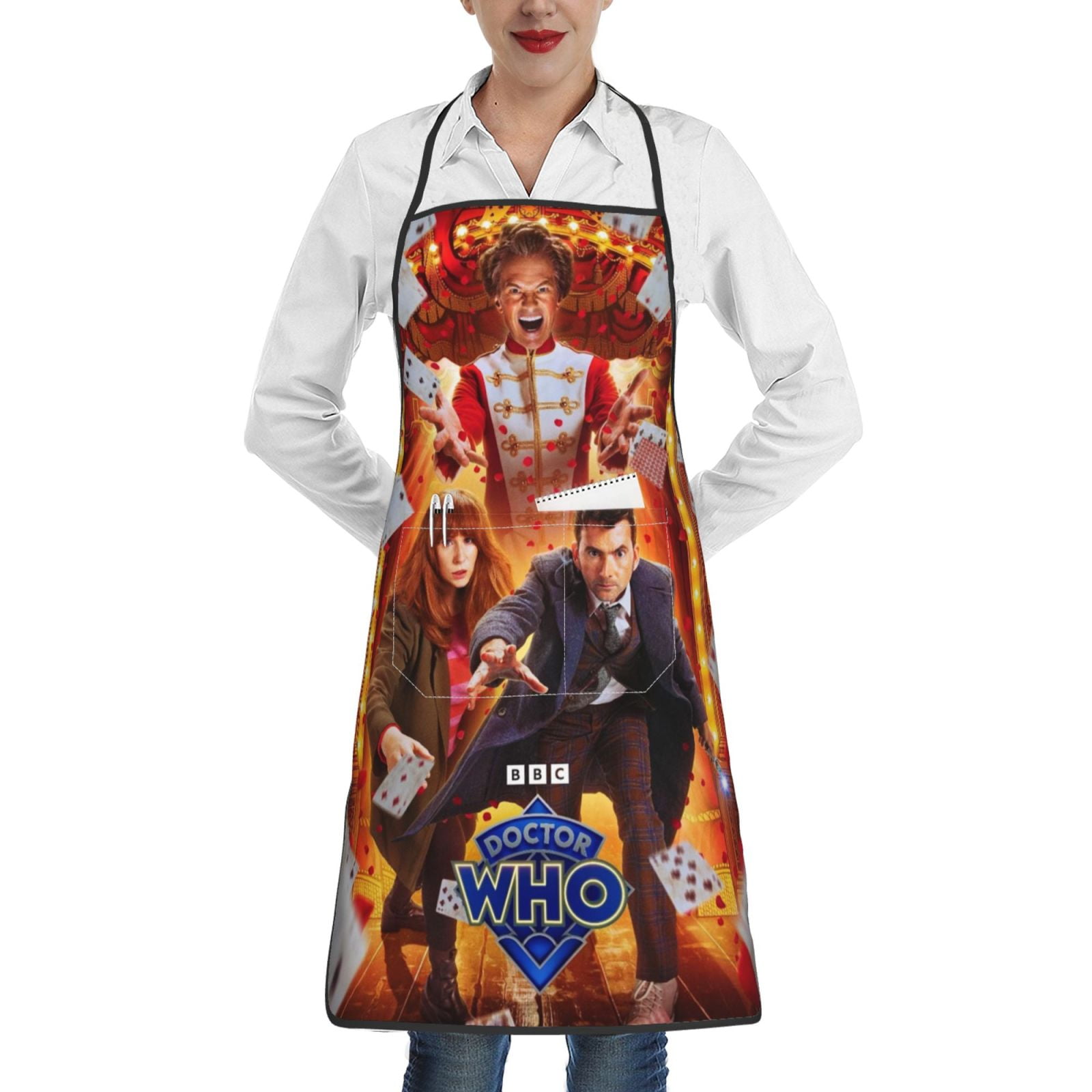 Doctor Who Waterproof Cooking Aprons, Adjustable Bib Soft Chef Apron ...