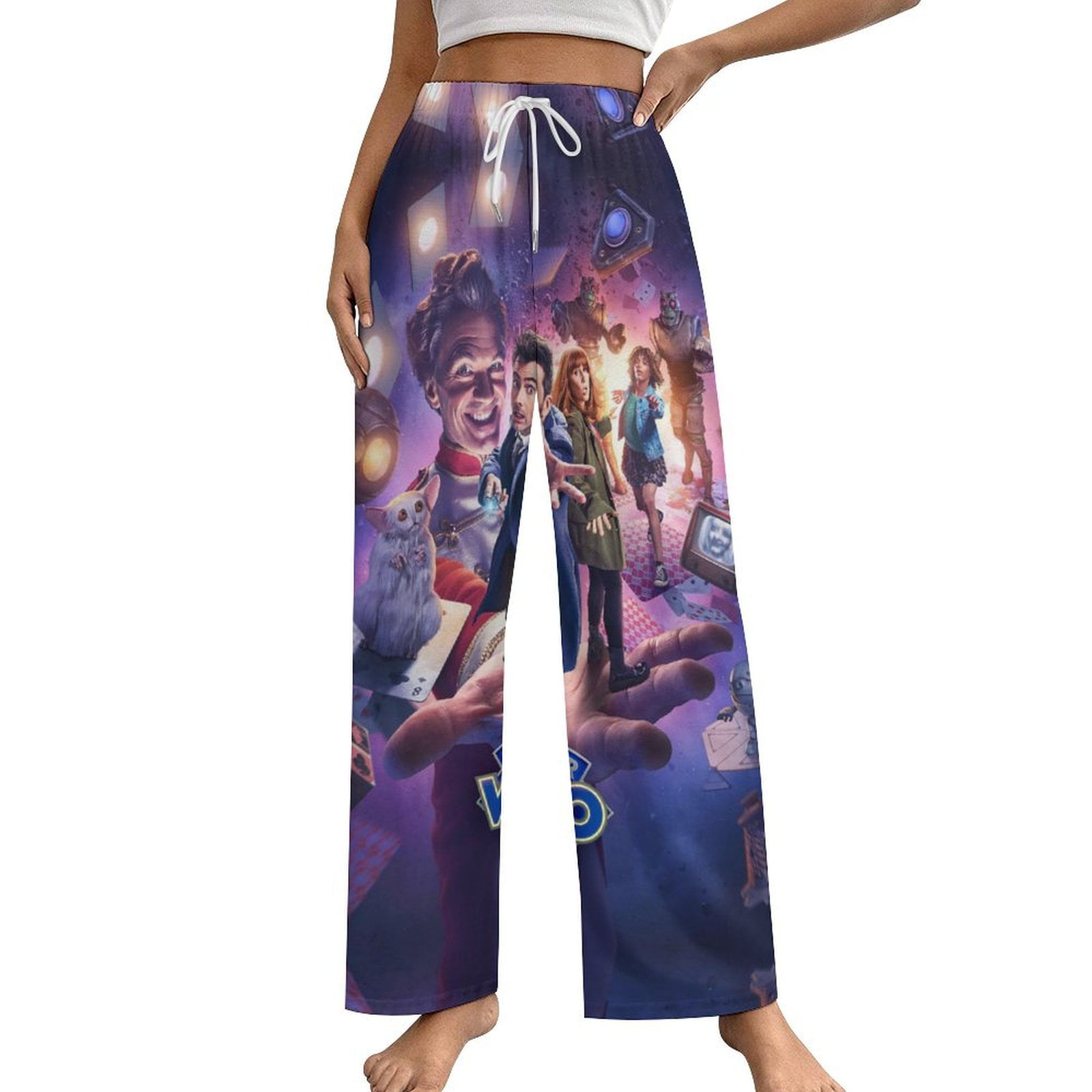 Doctor Who Womens Comfy Pajama PJ Pants Lounge Pants Sleepwear ...