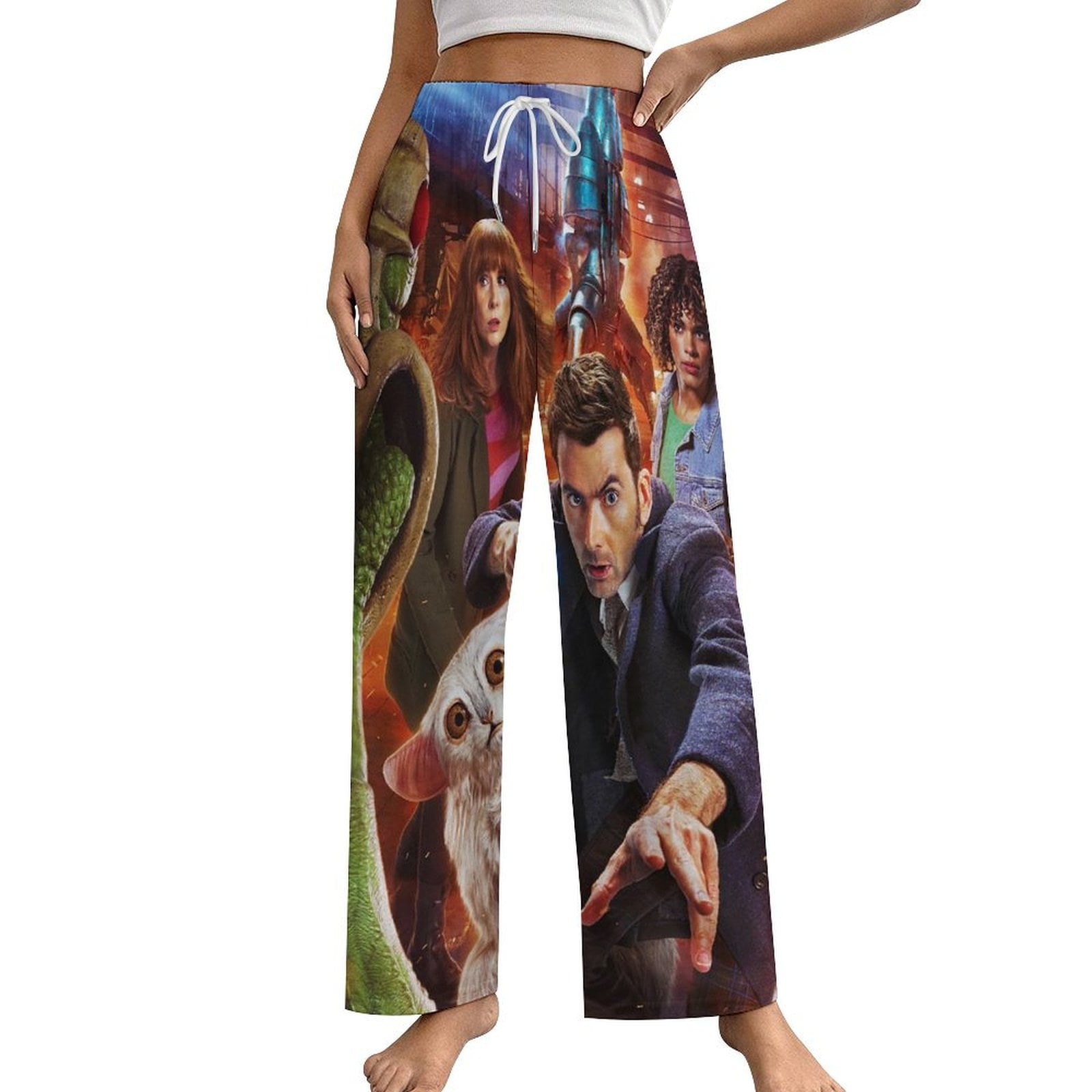 Doctor Who Womens Comfy Pajama PJ Pants Lounge Pants Sleepwear ...