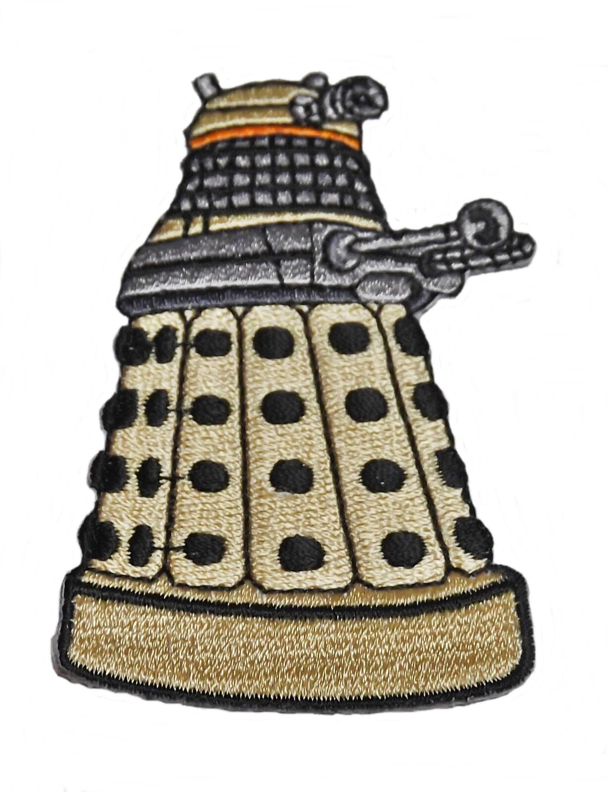 Doctor Who Yellow Dalek Embroidered Iron On 2 1/2 Inch Patch - Walmart.com