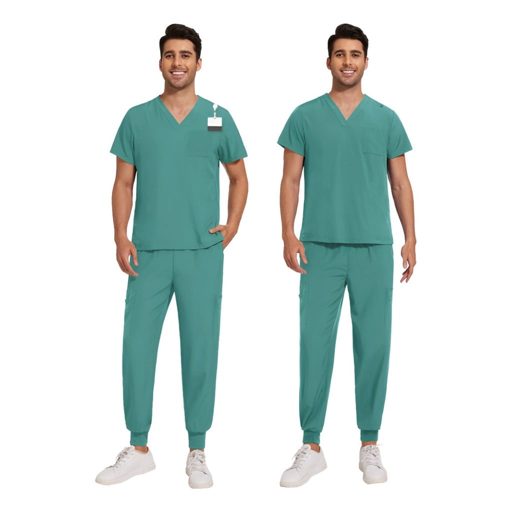 Doctor Work Surgical Scrubs Set Medical Nursing Uniforms Unisex Medical ...