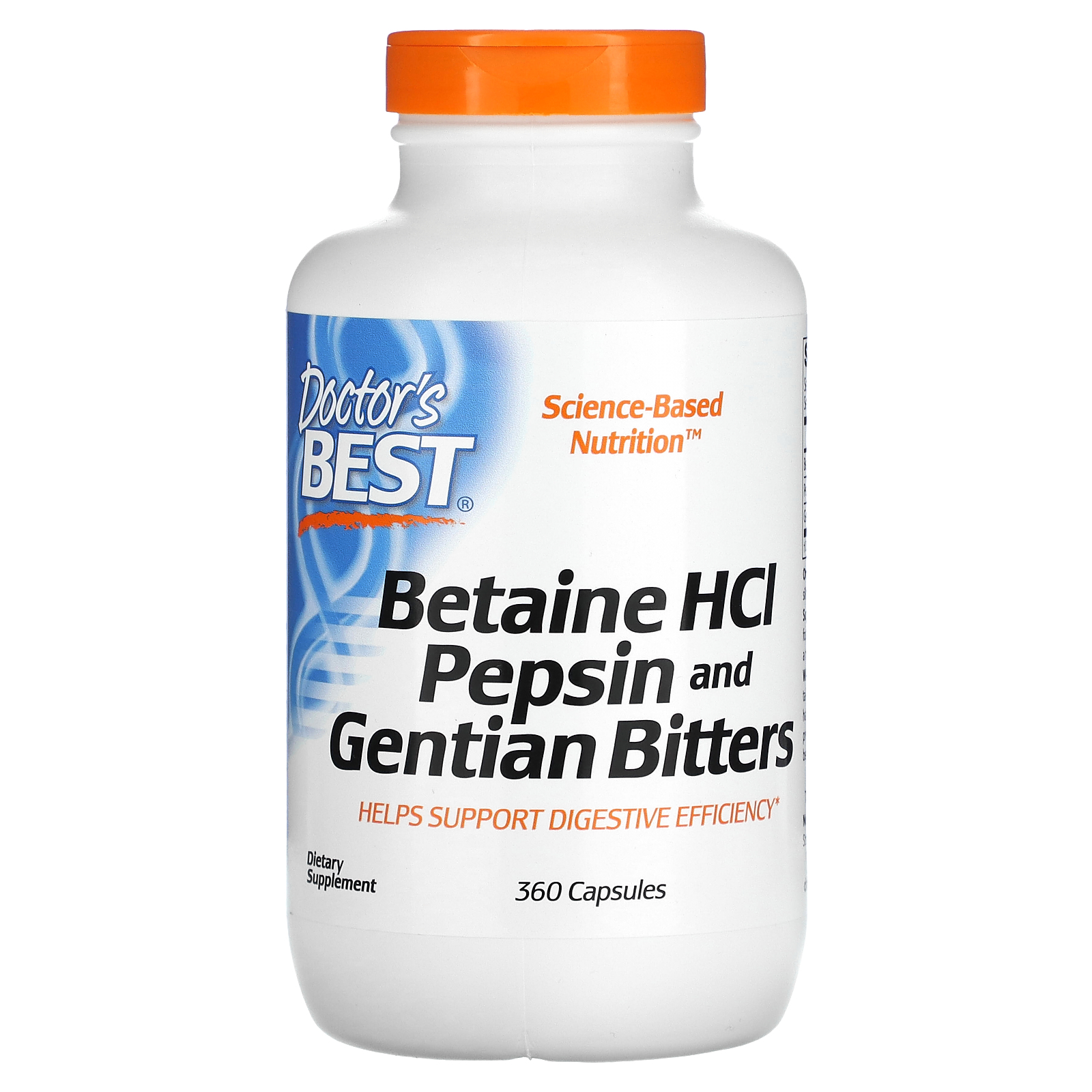 Bluebonnet Betaine Hci Plus Pepsin, 90 Ct - Walmart.com