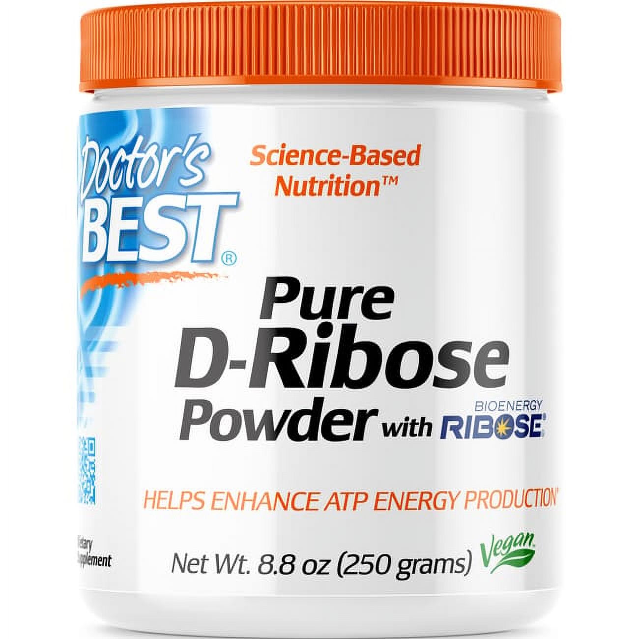Doctor's Best D-Ribose with BioEnergy Ribose, 50 Servings - Walmart.com