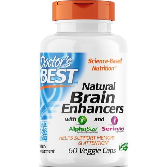Doctor's Best Natural Brain Enhancers with Complex Ingredients, Non-GMO ...