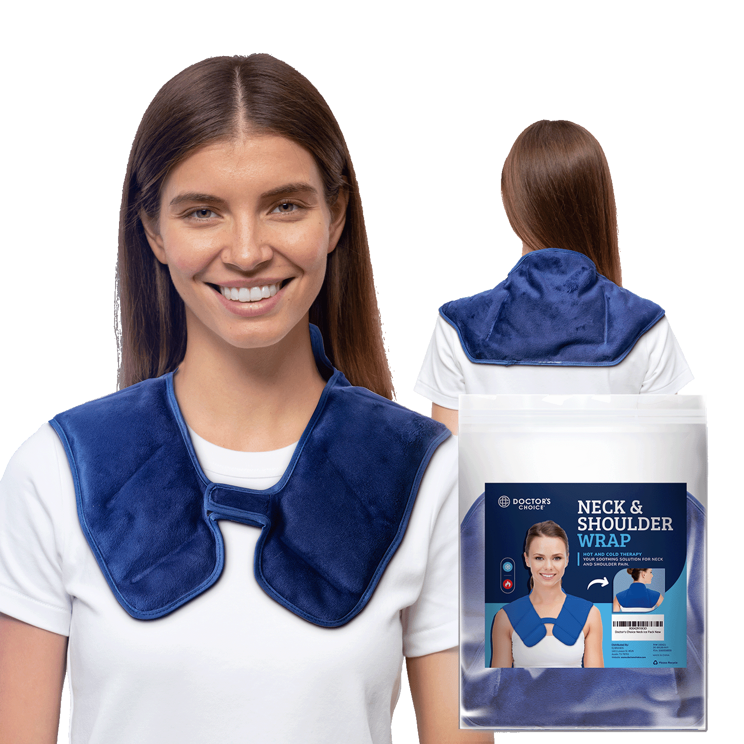 Doctor's Choice Dual Sided, Dual Temperature Neck and Shoulder Relief ...