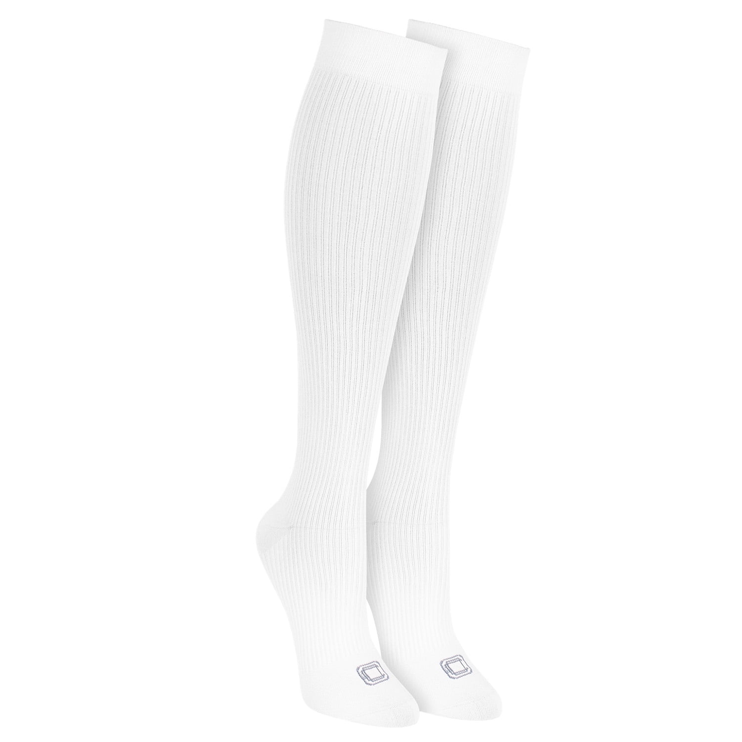 Doctor's Choice Over The Calf Women's Compression Socks, White, Medium ...