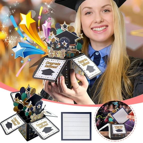Doctor's Hat 3D Three Creativity Season Of Graduation Geeting Card ...