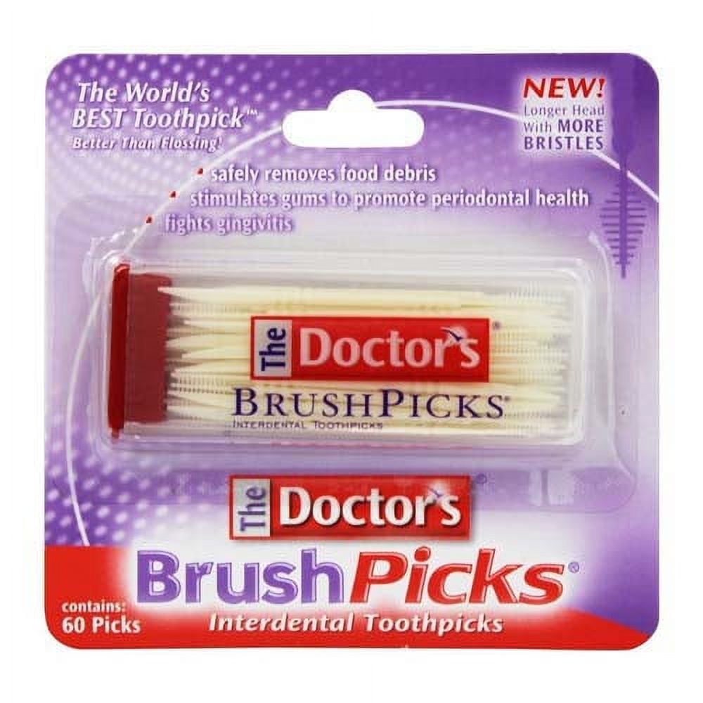 Doctors Brushpicks Interdental Toothpicks - 60 Ea, 3 Pack - Walmart.com