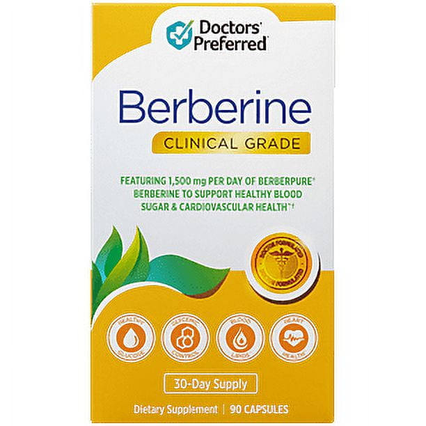 Doctors' Preferred 1,500MG Berberine Clinical Grade - Active Benefits ...