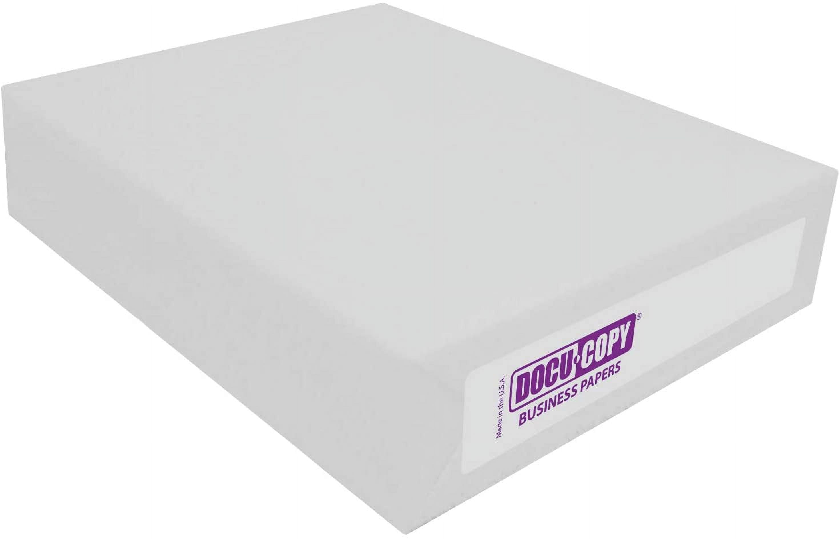 DocuCopy 24lb Reinforced Copy Paper, 8.5"x11", 3 Holes, 1 Ream/500 ...