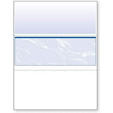DocuGard Business Checks, Blue Marble Middle, 24 Pound Stock, 8.5 x 11 ...