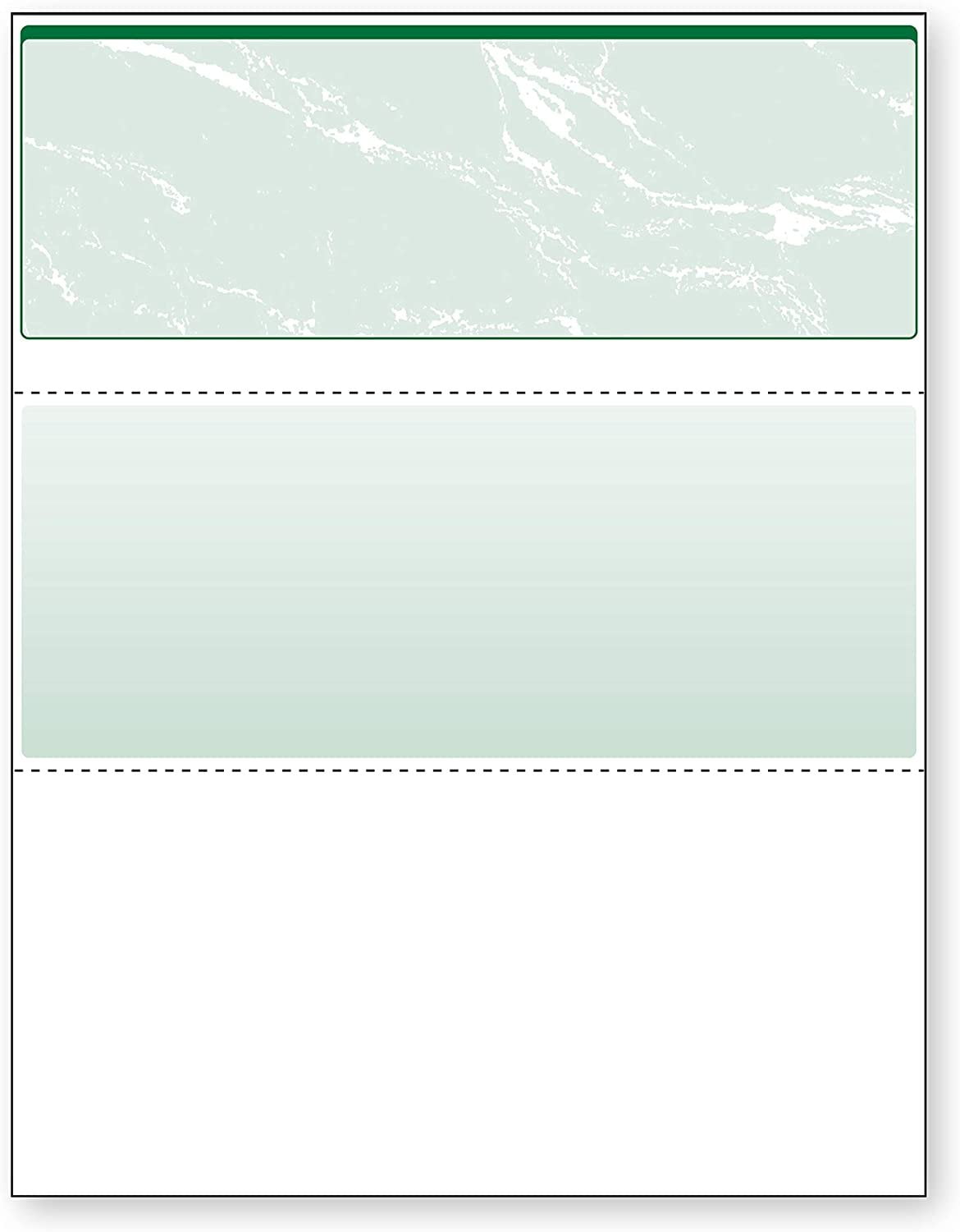 DocuGard Green Marble Top Check, 8.5 x 11 Inches, 24 lb, 500 Sheets, 1 ...