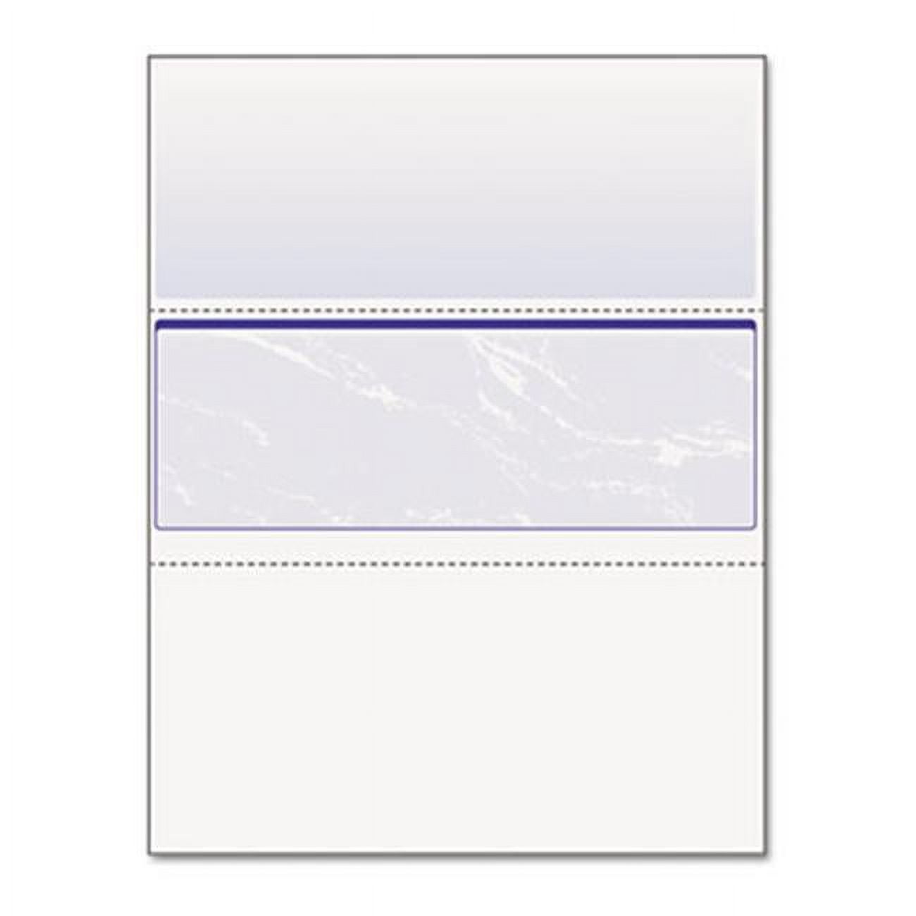 DocuGard Standard Security Marble Business Middle Check, 24 lb, Letter ...