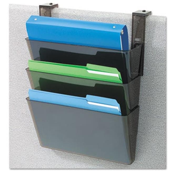 DocuPocket Three-Pocket Partition Set- Plastic- Letter- 13''w x 4''d x ...
